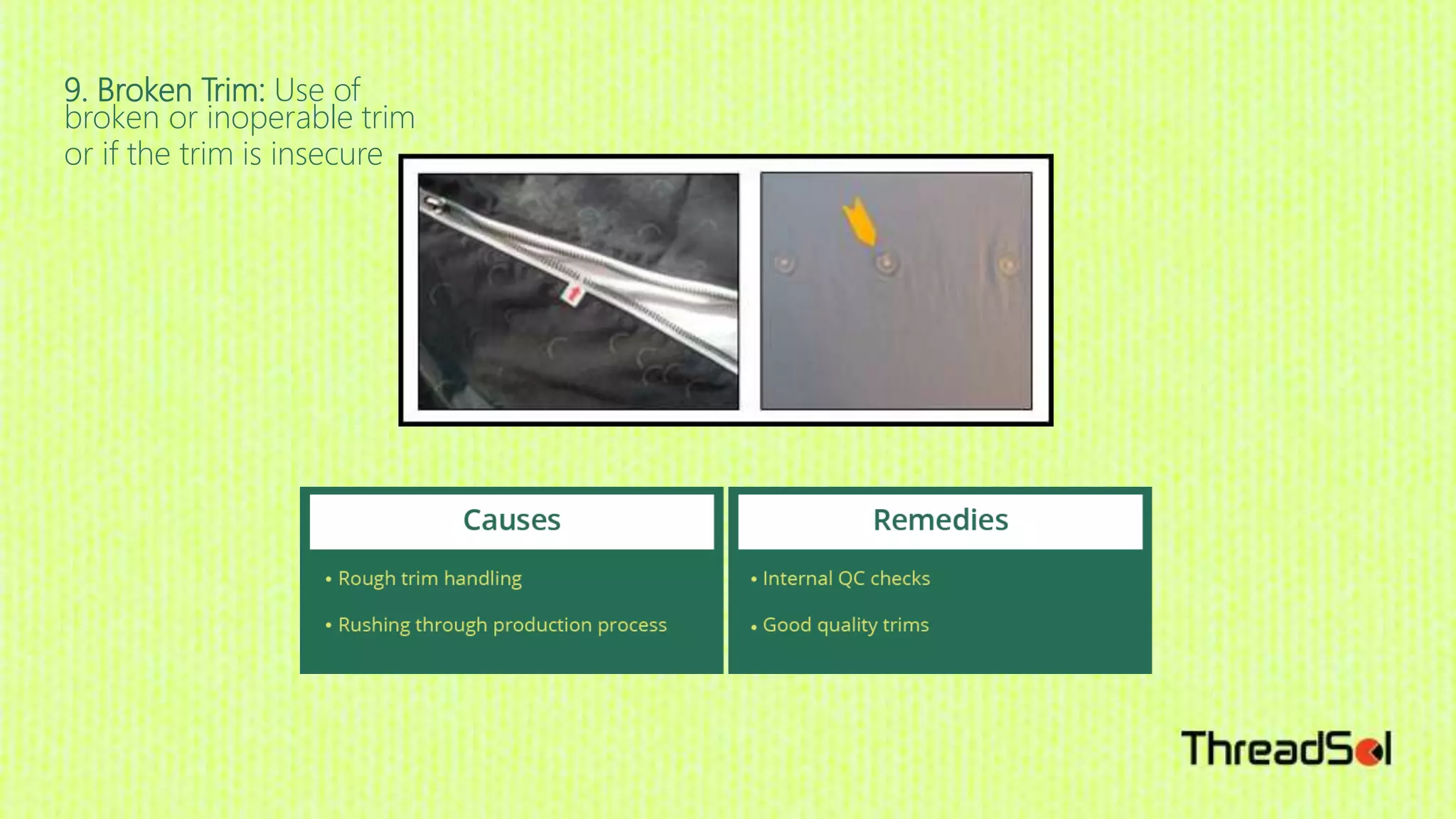 10 things you should know about garment defects | PPTX