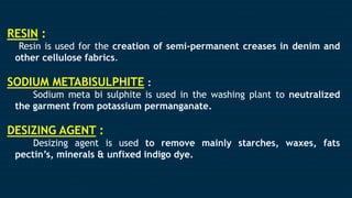 Garment denim washing process | PPTX