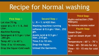 Garment denim washing process | PPTX