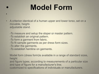 Garment draping terminology | PPTX