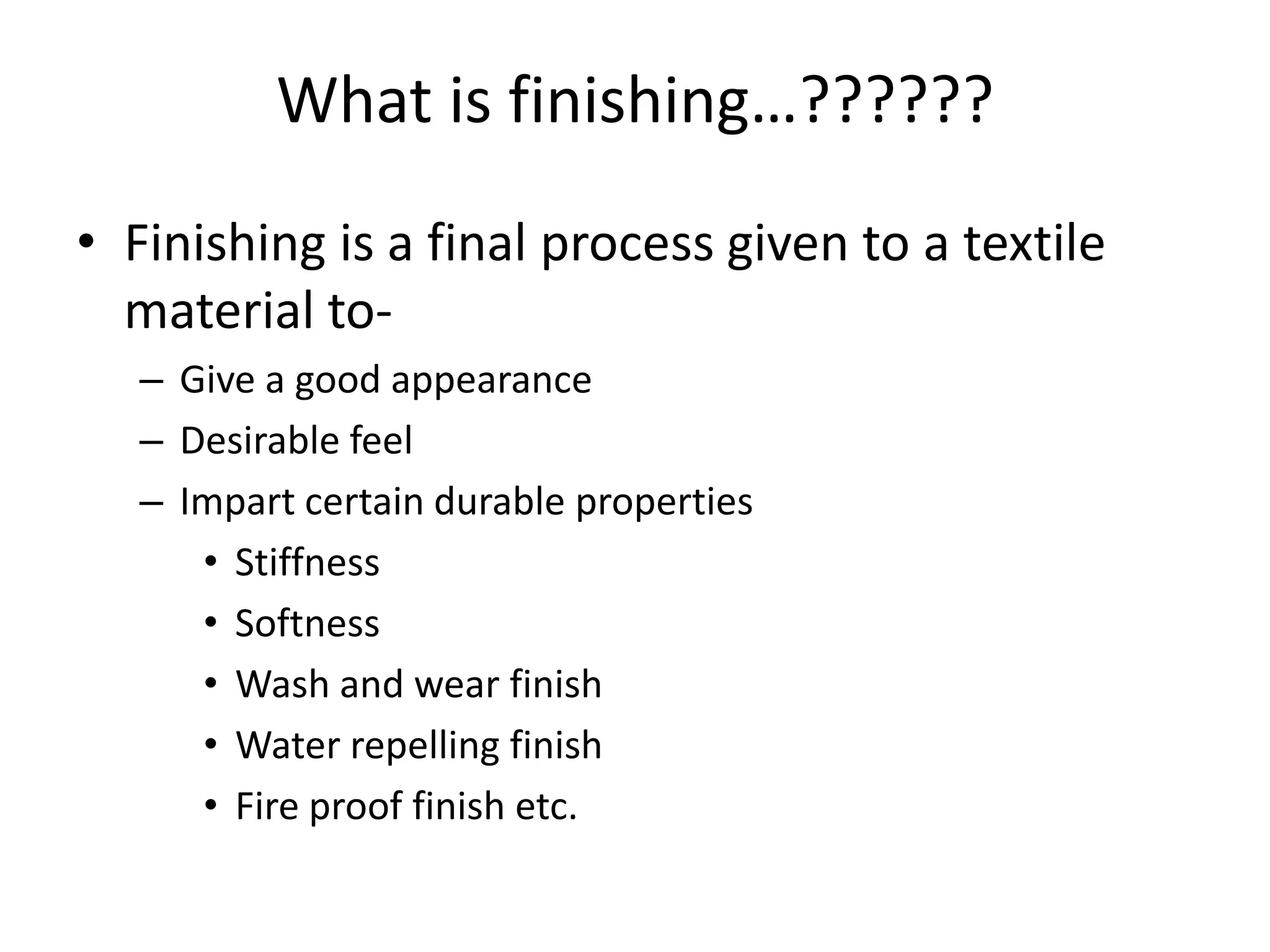 Garment finishing methods | PPTX