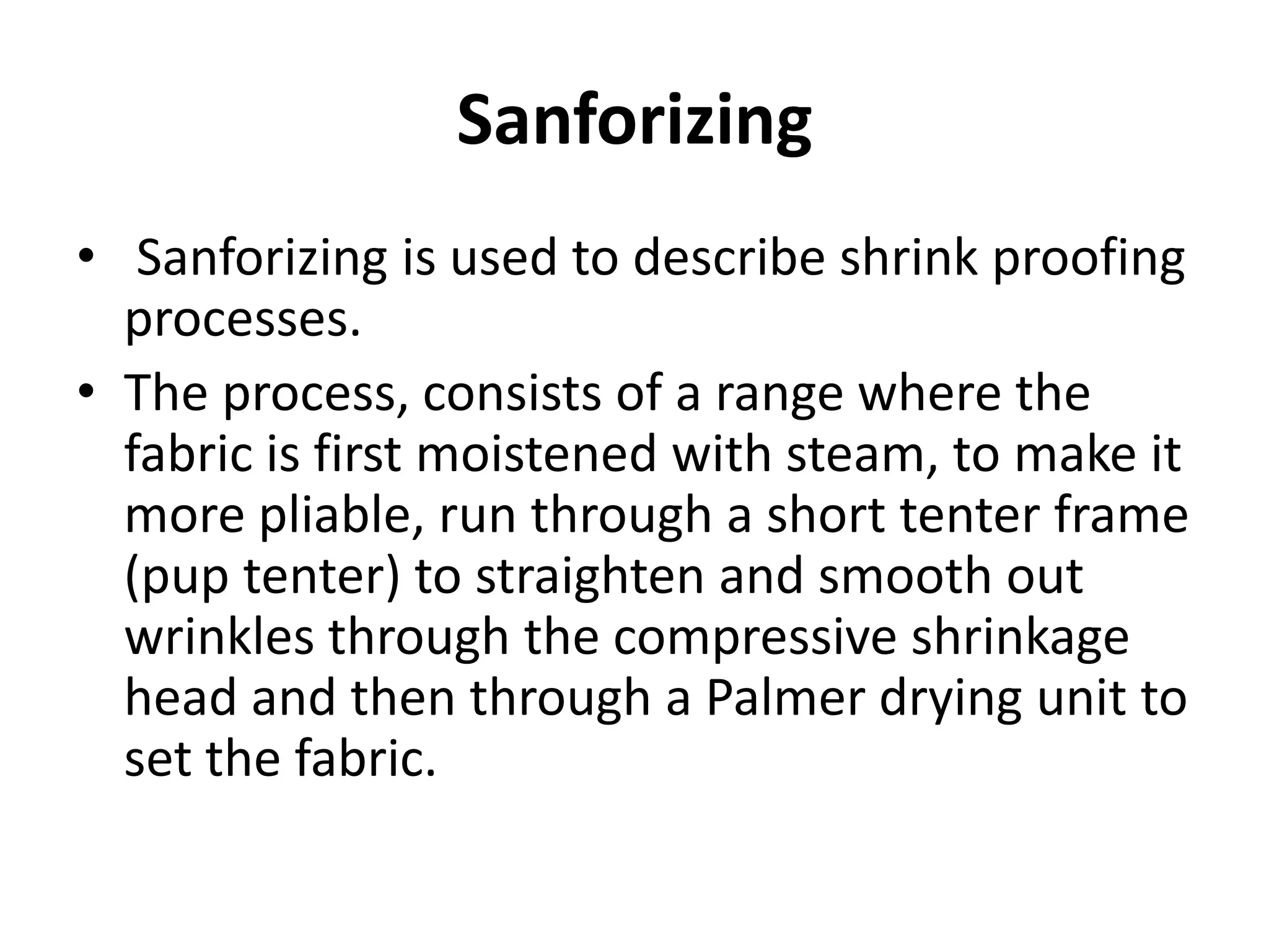 Garment finishing methods | PPTX