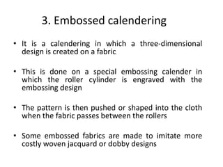 Garment finishing methods | PPTX