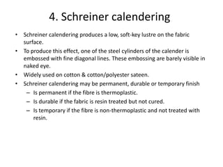 Garment finishing methods | PPTX