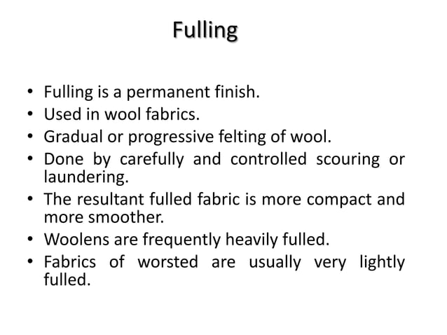 Garment finishing methods | PPTX