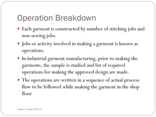 Garment Industries Industrial Engineering | PDF