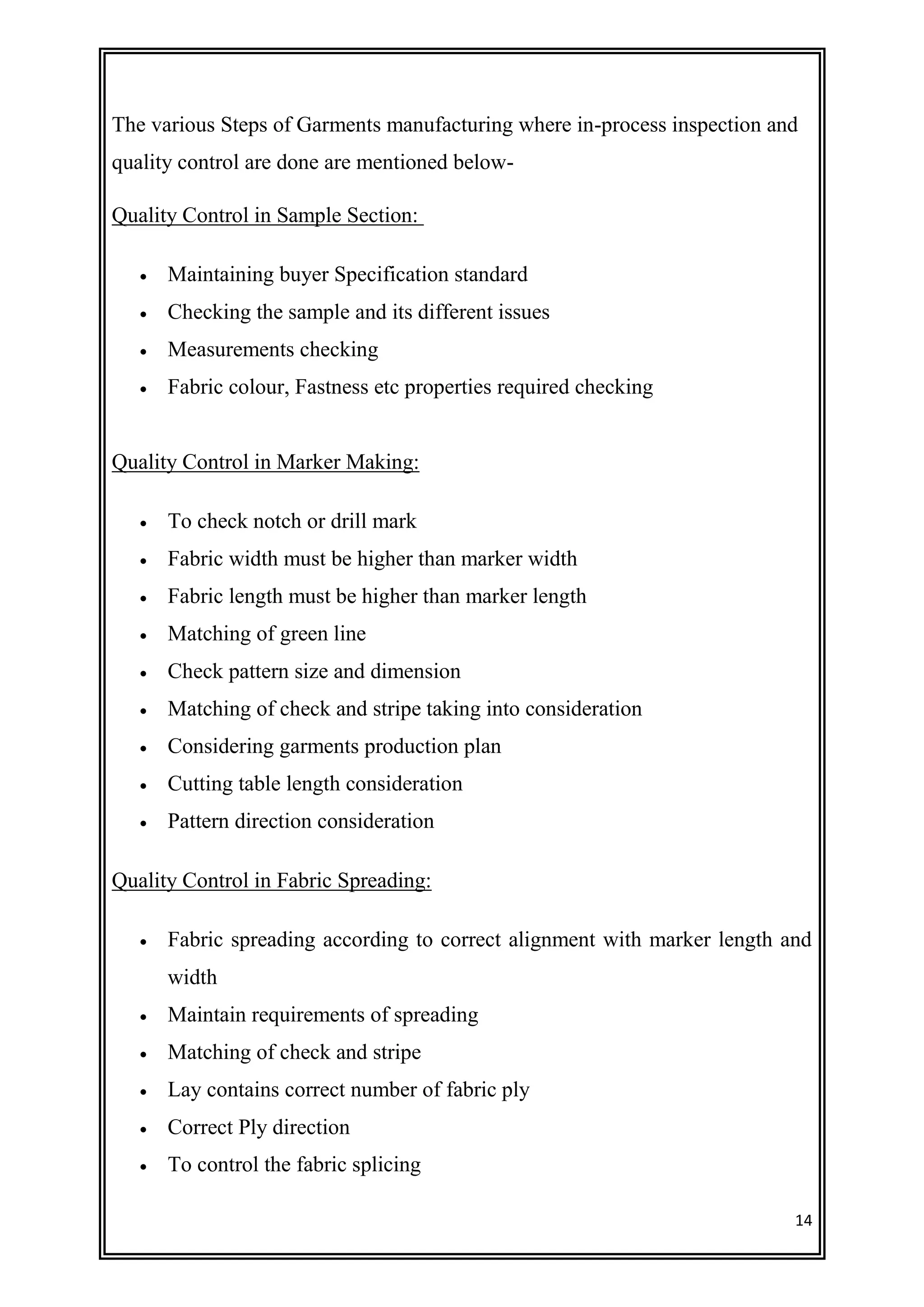 Garment Industry Project blackbook | PDF