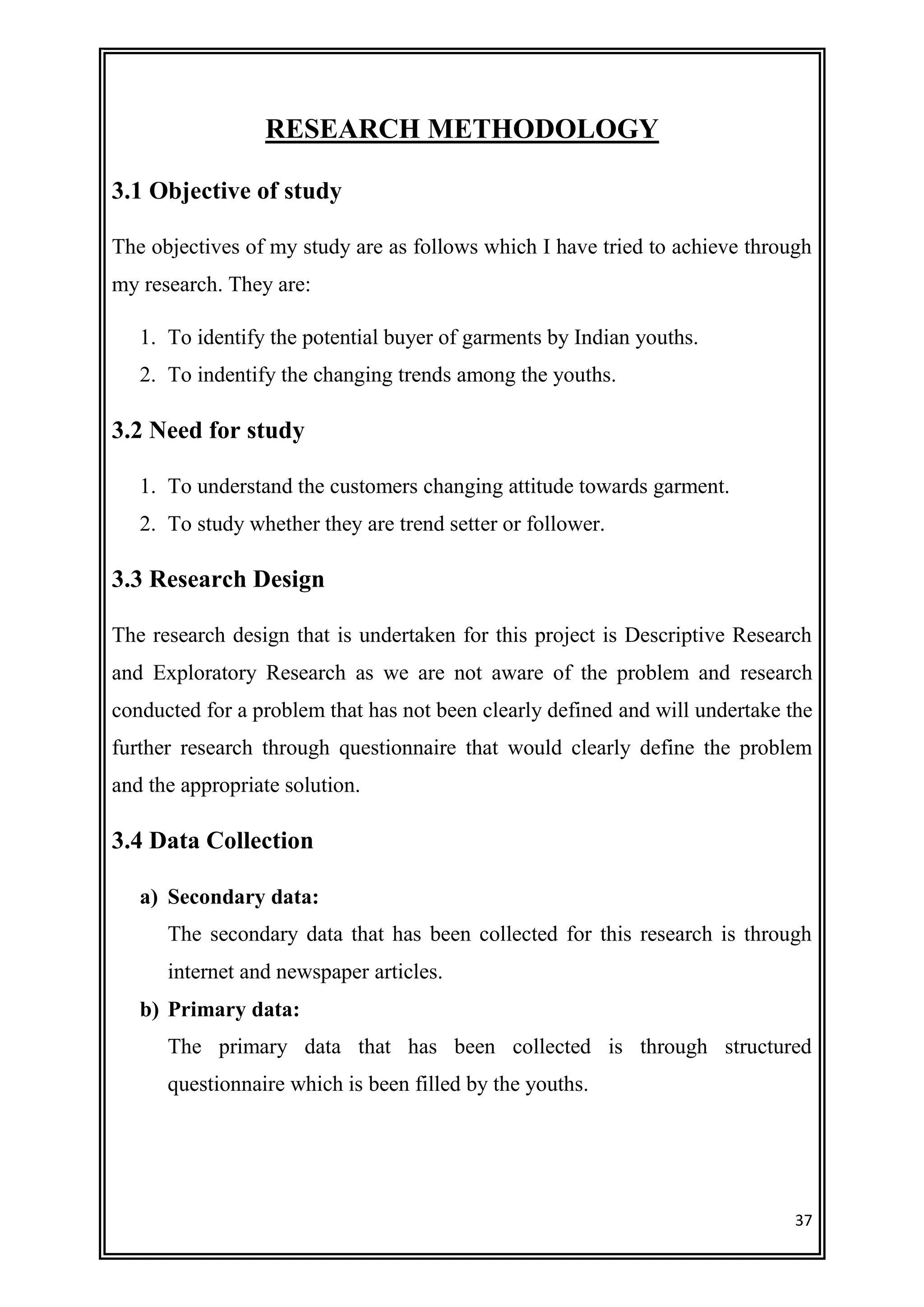 Garment Industry Project blackbook | PDF