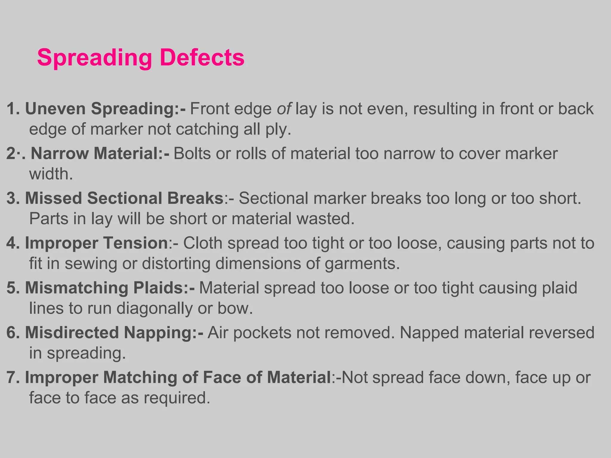 Garment inspection | PDF