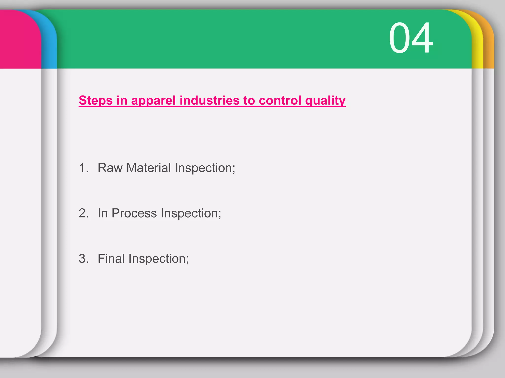Garment inspection | PDF