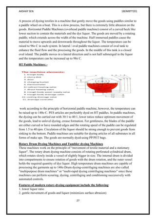 Garment inspection and testing process or dyeing process | PDF