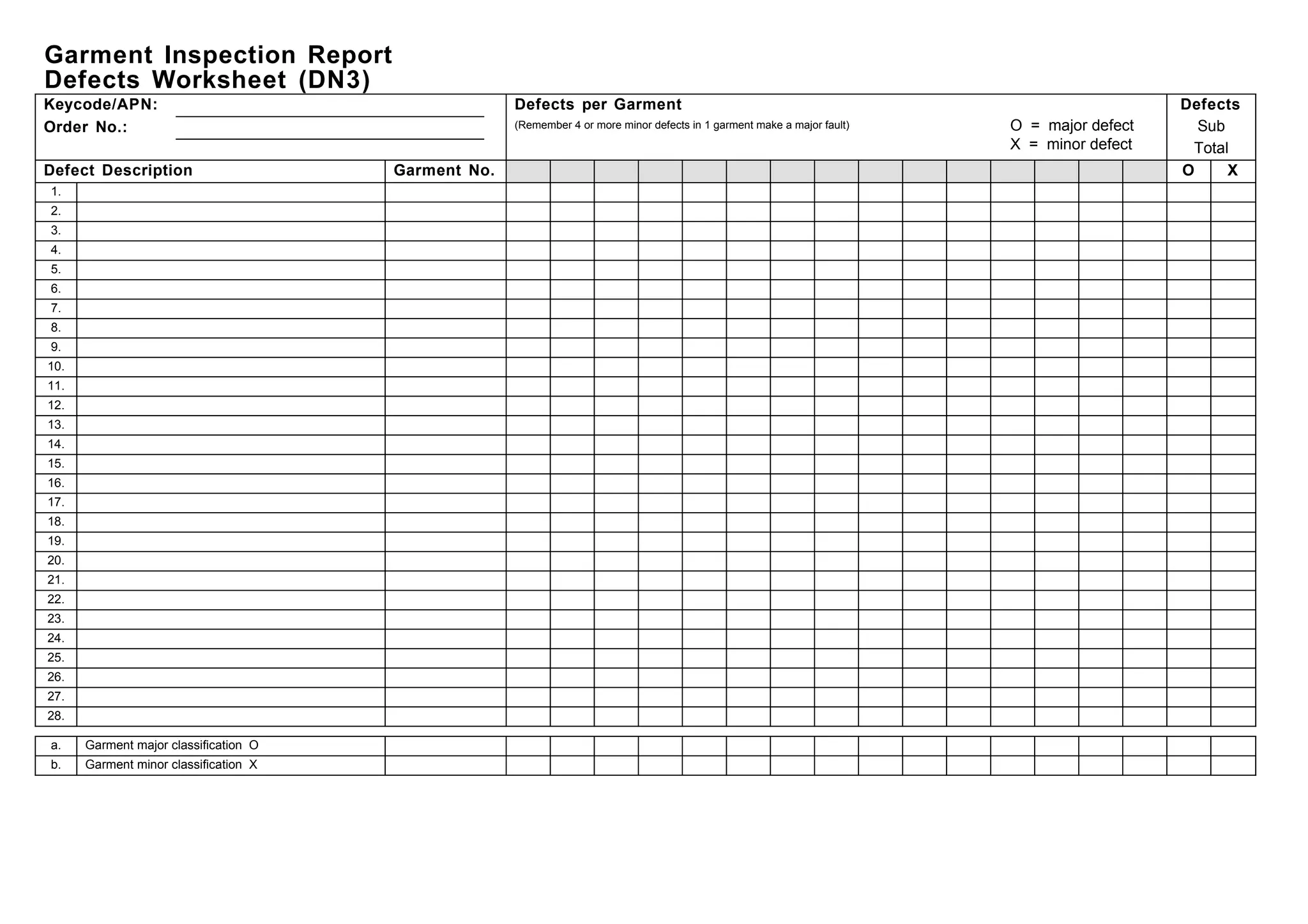 Garment inspection report_defects_worksheet_dn3_blank_page_2 | DOC