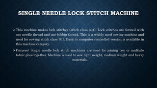 Garment production(industrial sewing machines) | PPTX