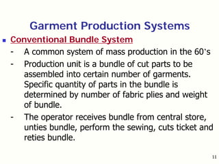 Garment production systems | PDF