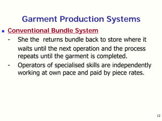 Garment production systems | PDF