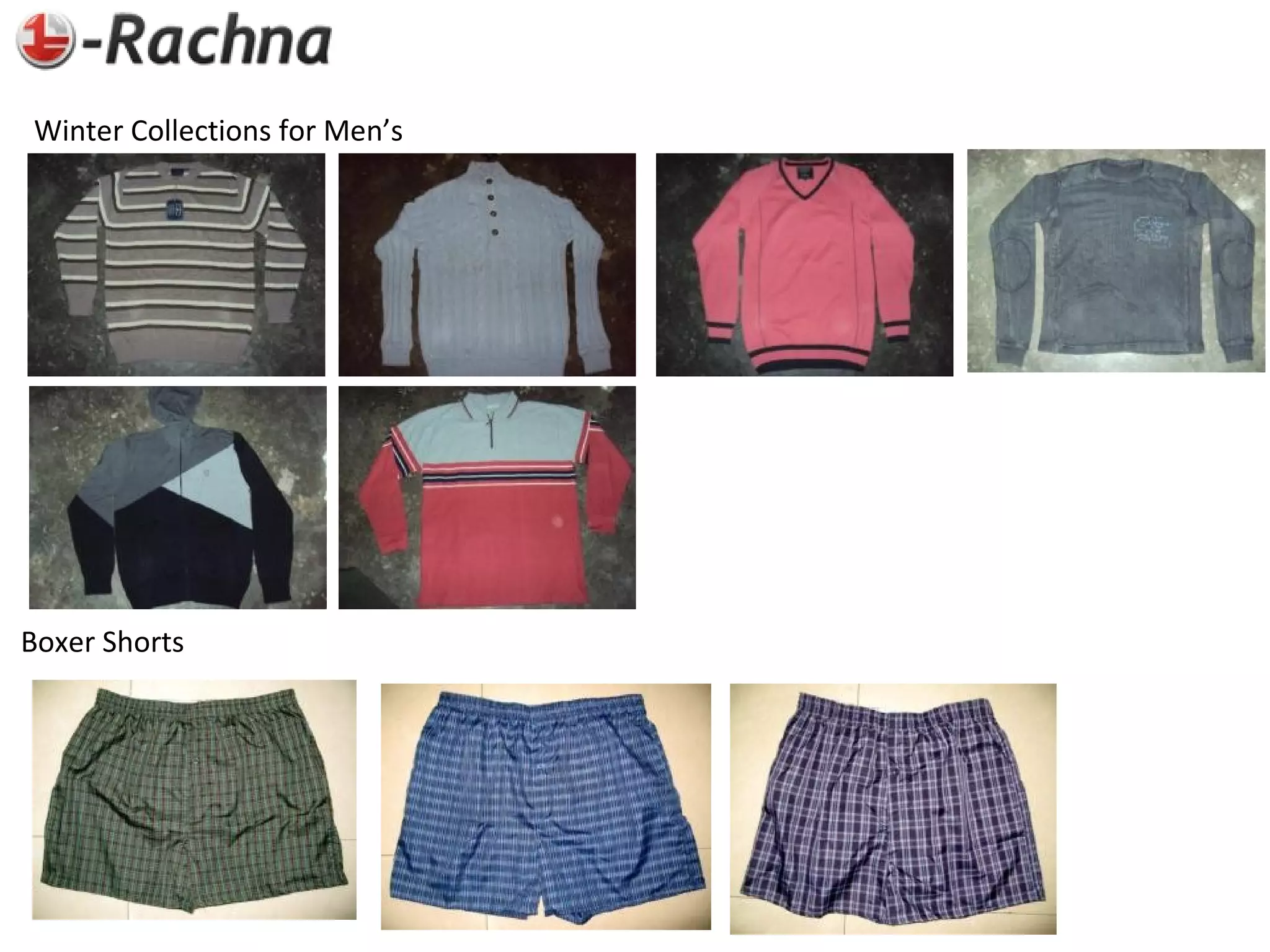 Garment product portfolio | PPT