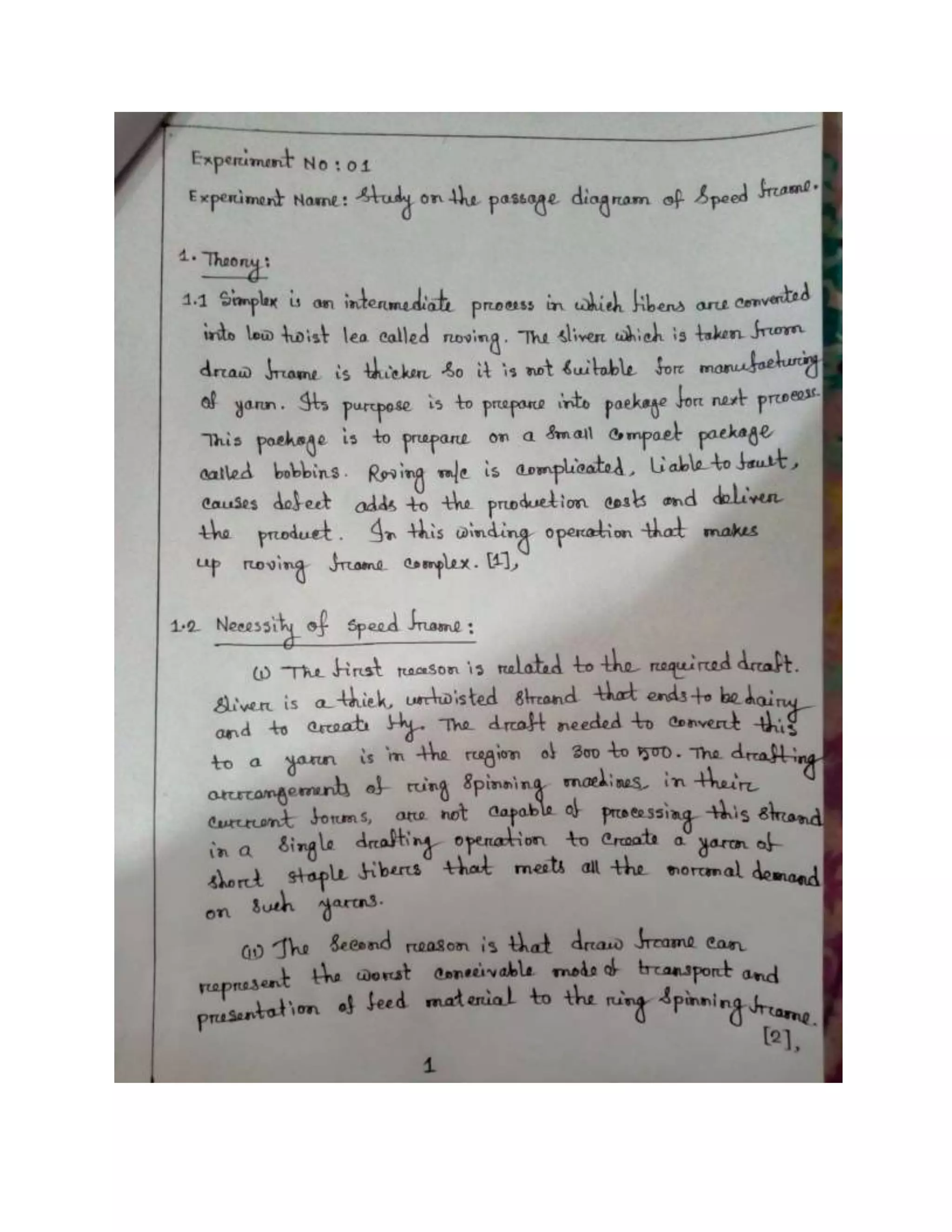 study on passage diagram of speedframe | DOCX