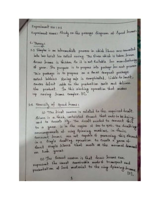 study on passage diagram of speedframe | DOCX