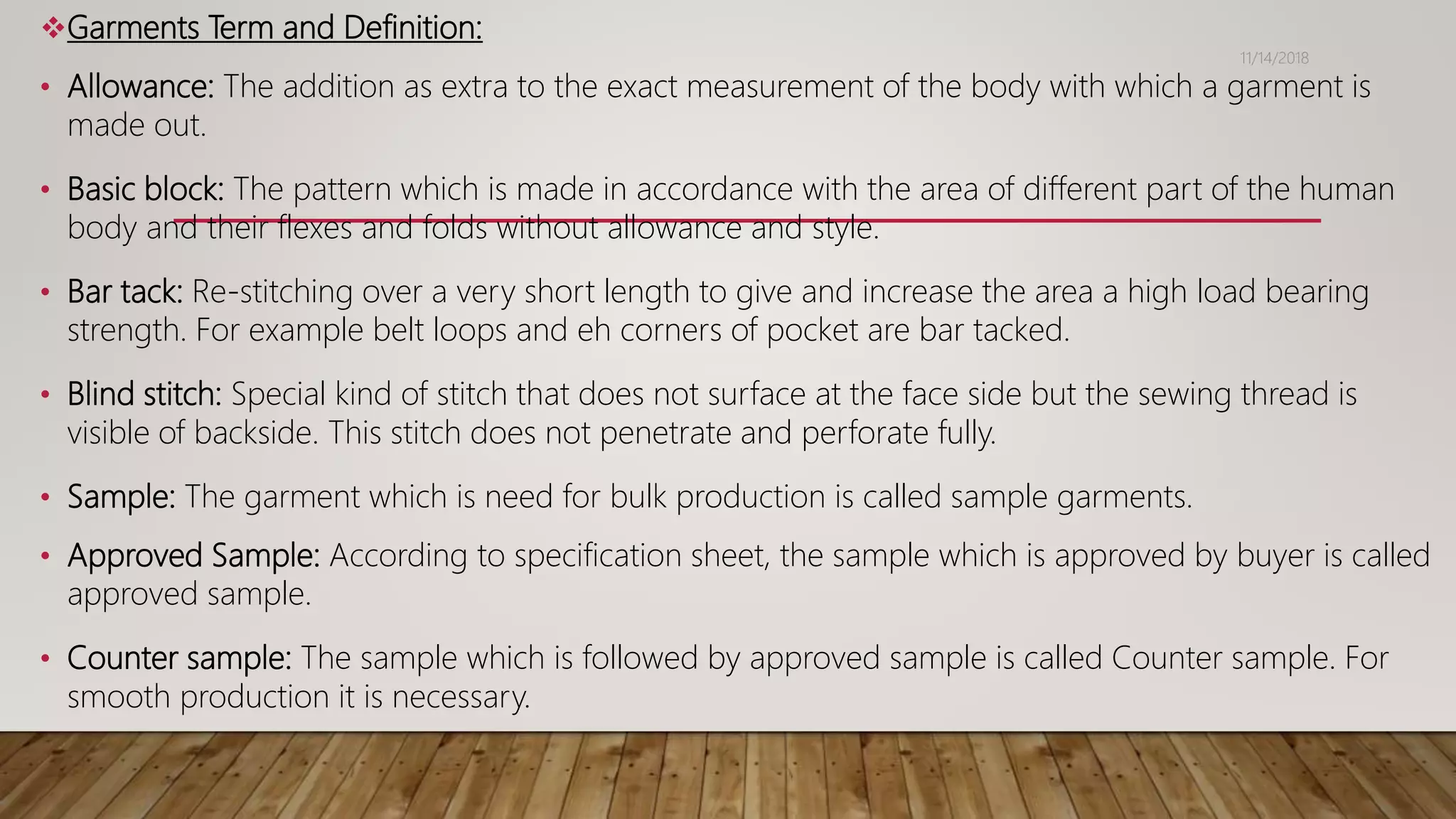 Garments tecnology-Basic about Garments Technology | PPTX