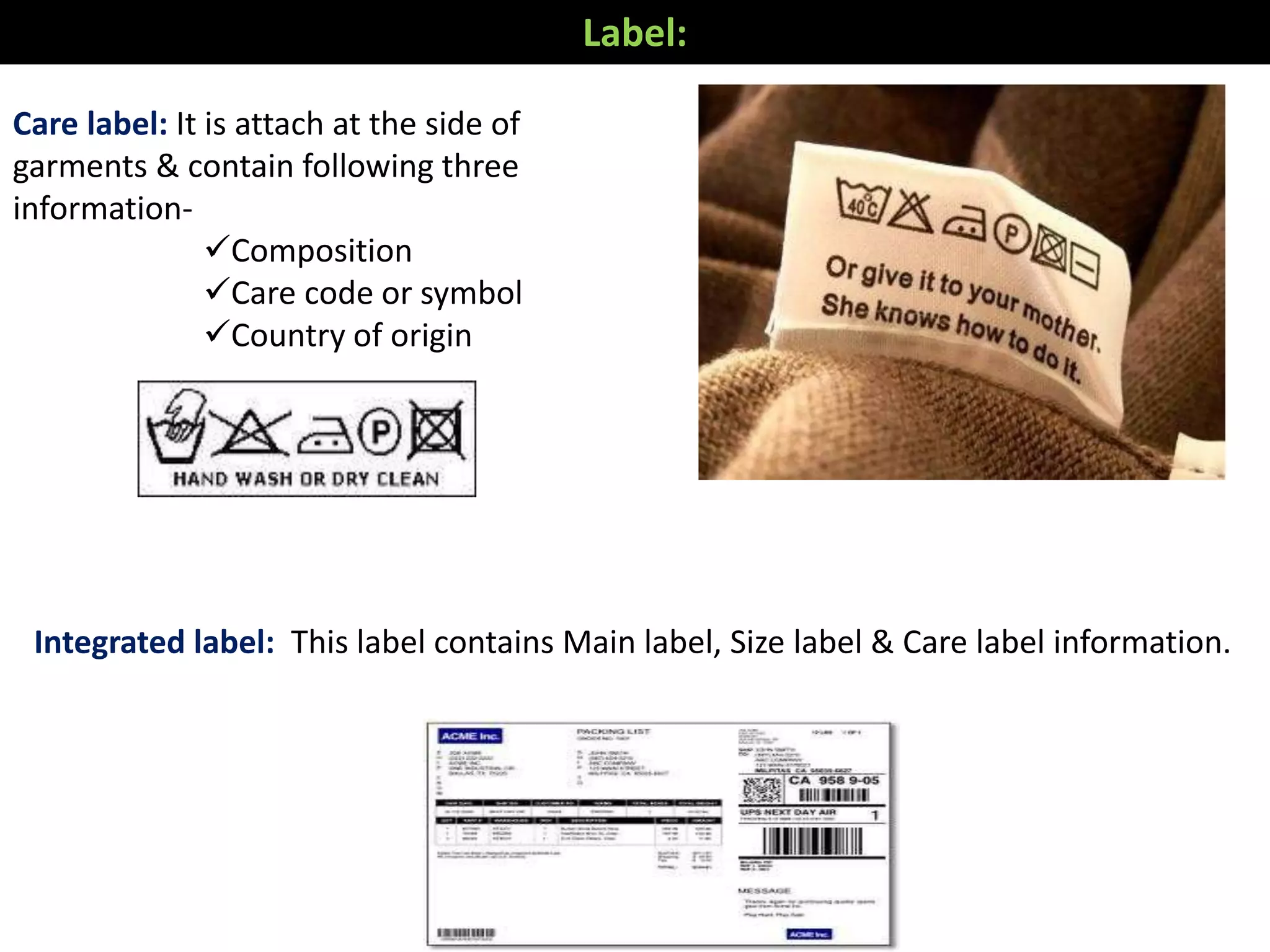 Garments accessories trims | PPTX