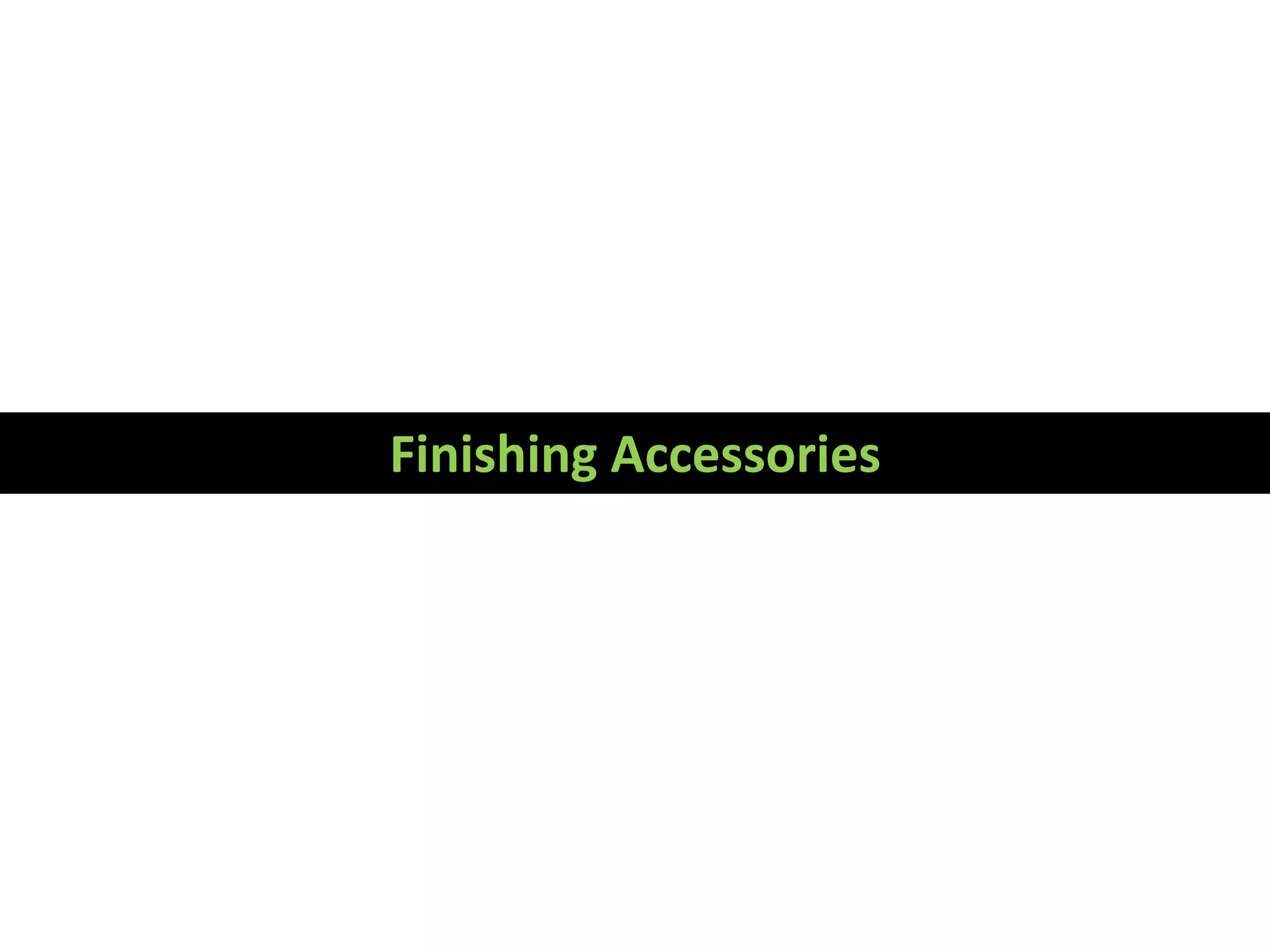 Garments accessories trims | PPTX