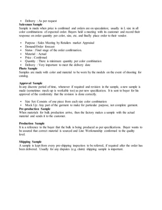 Garment sampling | DOCX