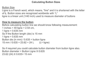 Garments button | PPT