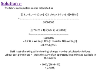 Garments costing | PPTX