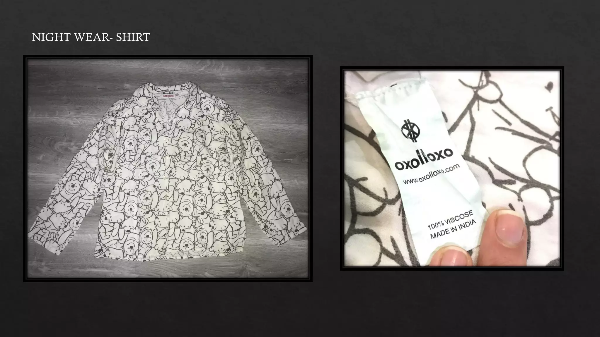 LABEL composition of garments- sports wear|casual wear| inner wear ...