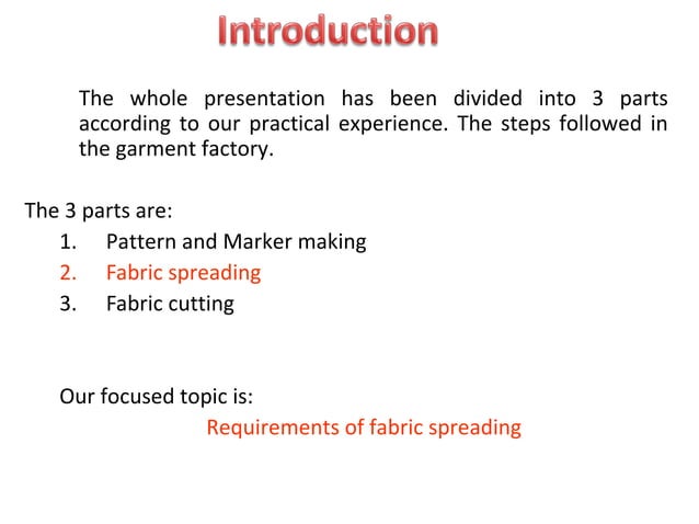 Cloth Manufacturing process | PPT | Needlework | Arts and Crafts
