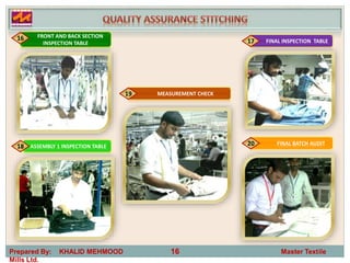 Garments production process & quality assurance | PPTX