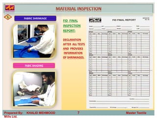 Garments production process & quality assurance | PPTX