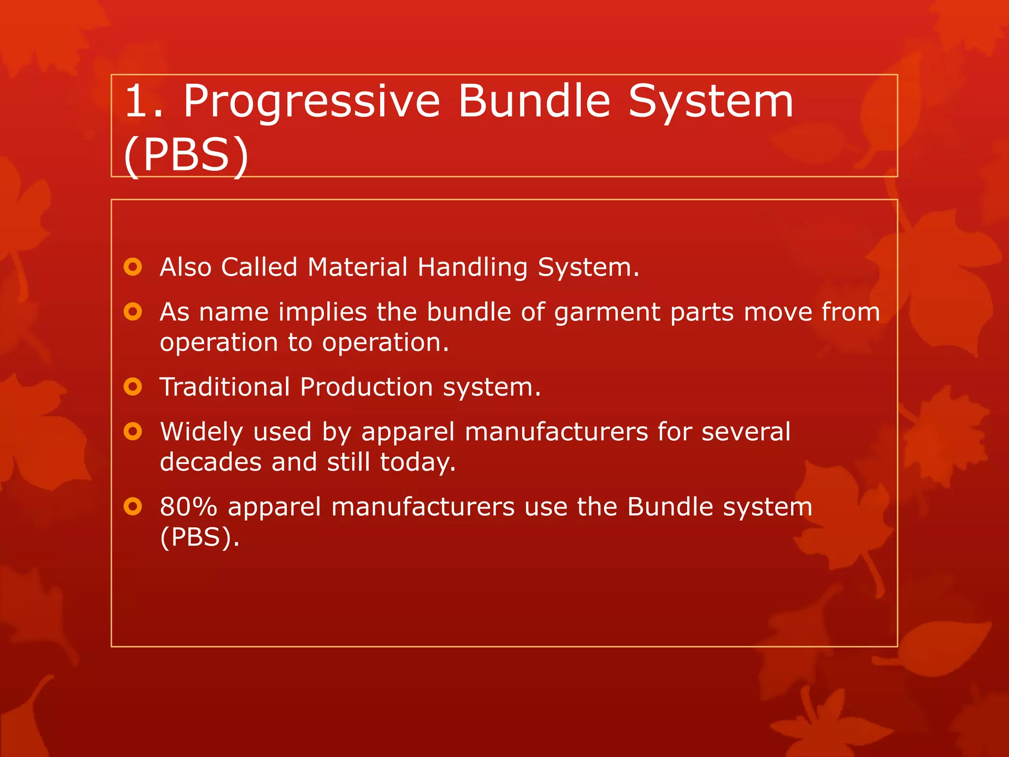 Garments production system | PPTX