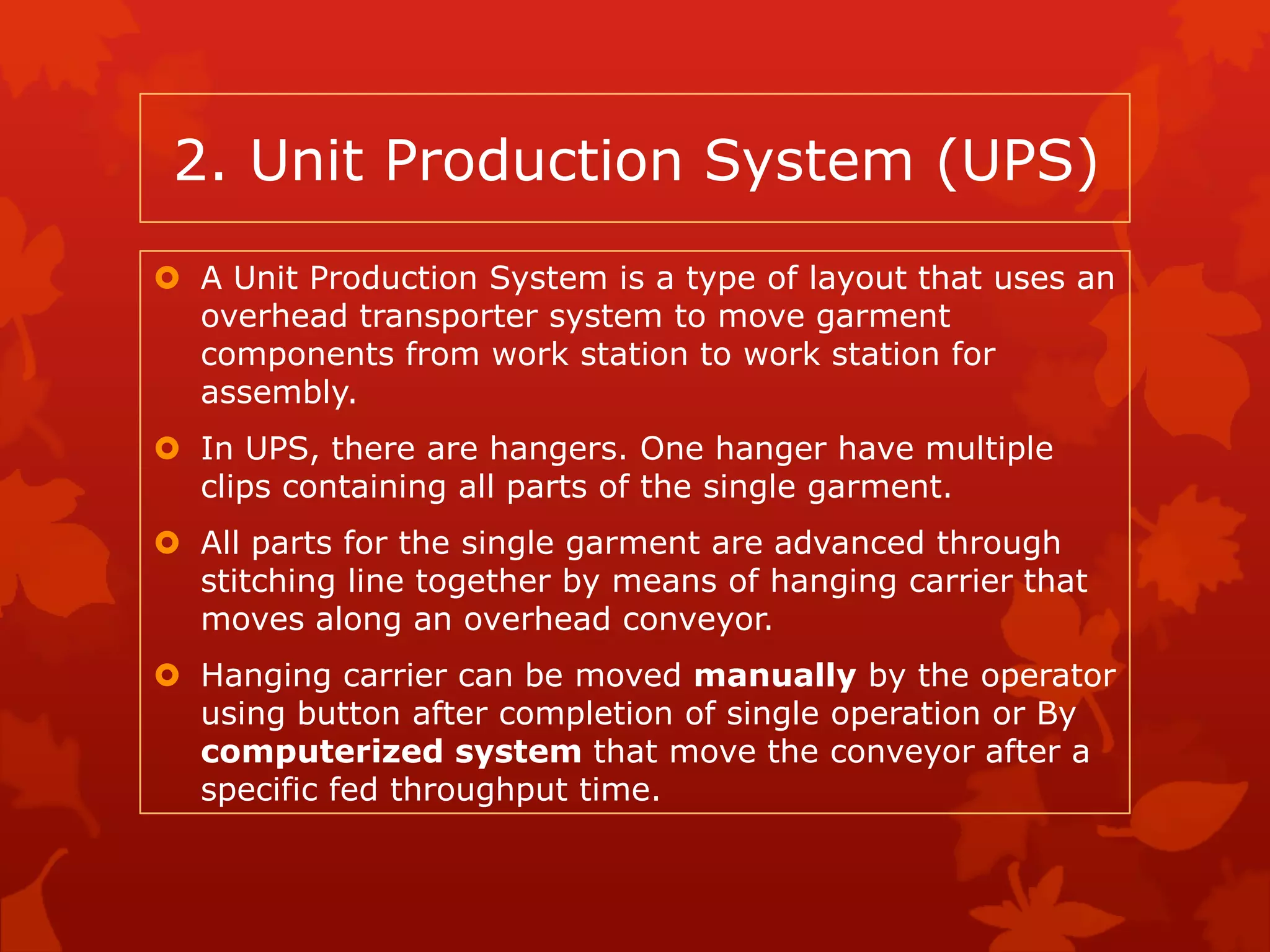 Garments production system | PPTX