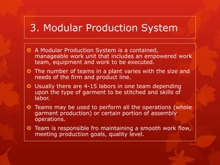 Garments production system | PPTX
