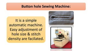 Presentation on Garments sewing | PPTX