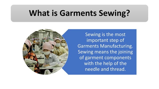 Presentation on Garments sewing | PPTX | Women\'s Outerwear | Women\'s ...