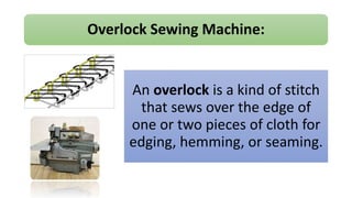 Presentation on Garments sewing | PPTX