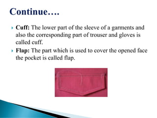 garments terms-1 Apparel manufacturing 1 Textile engineering | PDF
