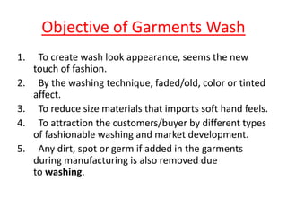 Garments washing | PPTX