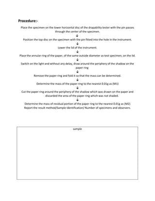 Garment testing book | PDF