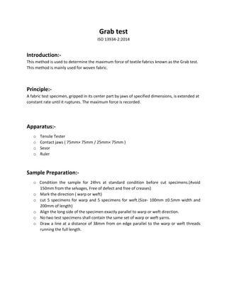 Garment testing book | PDF