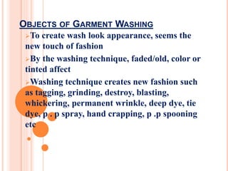Garment wash | PPT