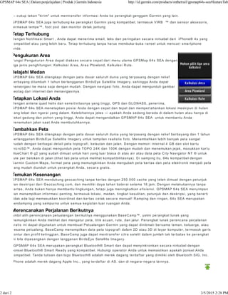 Garmin GpsMap 64s,Ukur Luas Area,Pemetaan,Koordinat | PDF