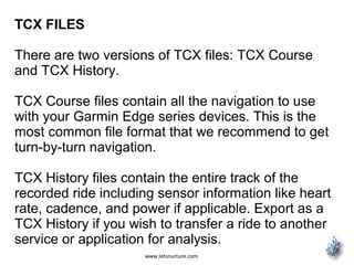 Garmin api integration | PPT