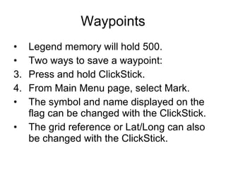 Garmine Trex Legend | PPT