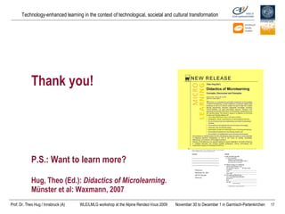 Microlearning - Concepts, Examples, Critical Issues and Questions | PPT