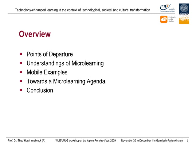Microlearning - Concepts, Examples, Critical Issues and Questions | PPT