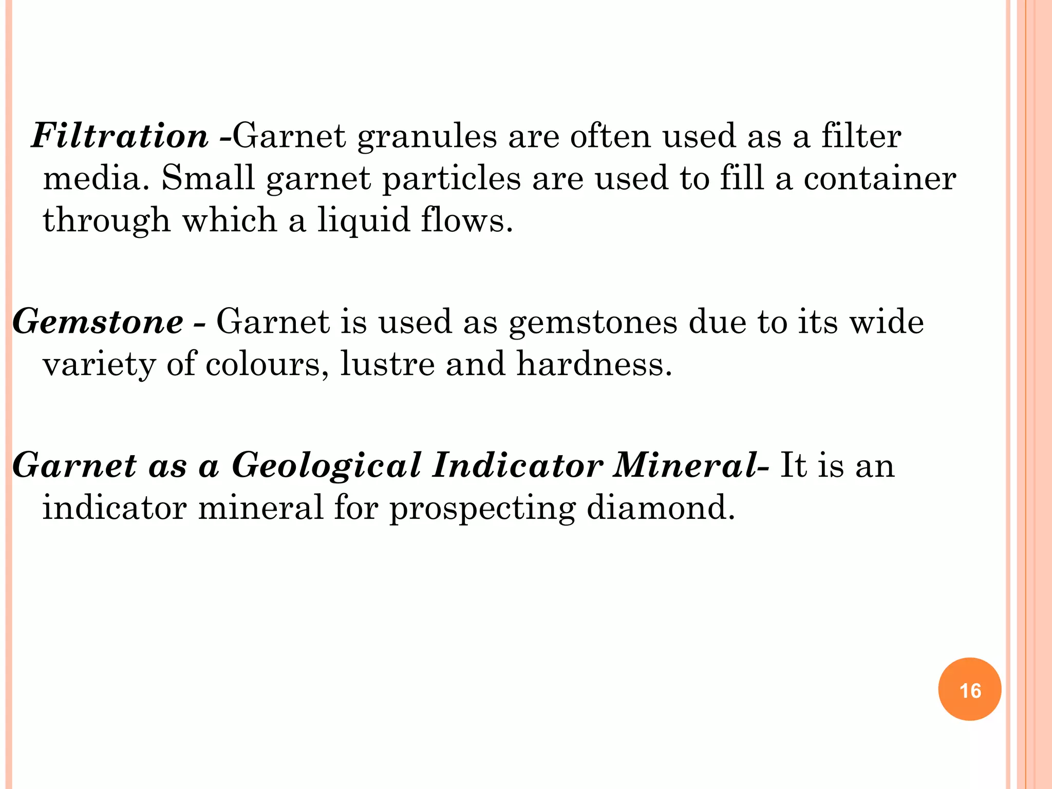 Garnet GROUP OF MINERAL | PPT