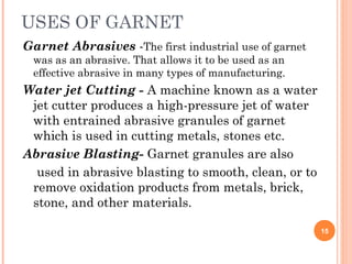 Garnet GROUP OF MINERAL | PPT